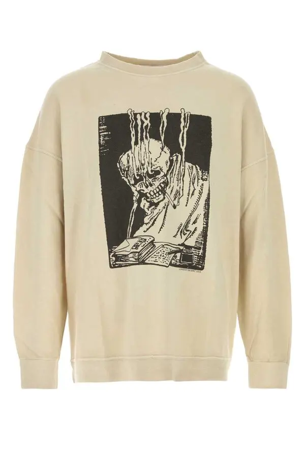 Our Legacy Sand Cotton Blend Sweatshirt - Brown