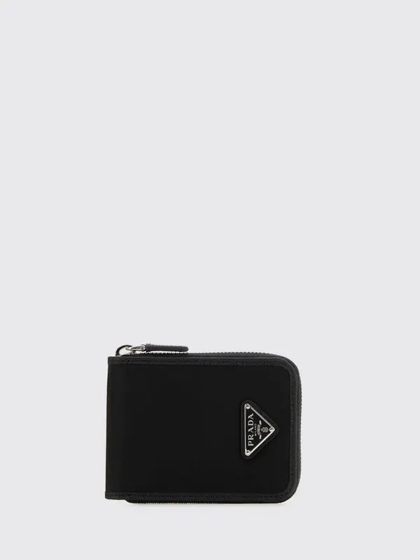 Prada Re-nylon Wallet With Logo