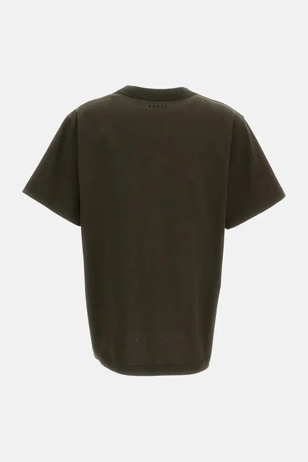 Sacai Short-sleeve T-shirt With A Print