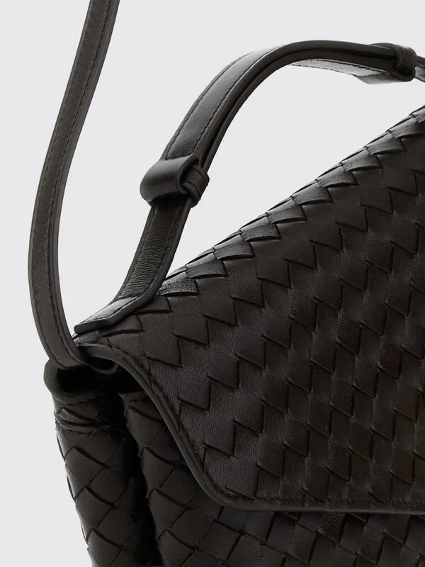 Bottega Veneta Woven Leather Bag - Brown