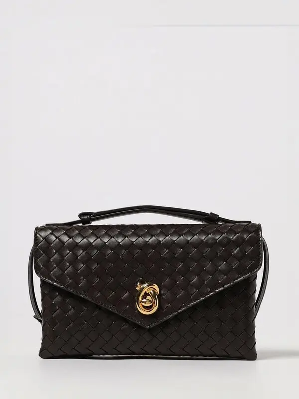Bottega Veneta Woven Leather Bag - Brown