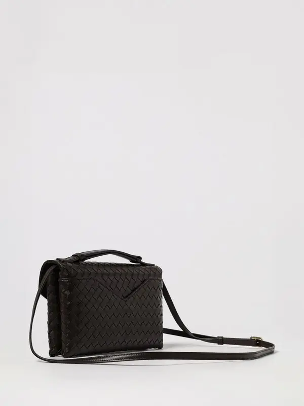 Bottega Veneta Woven Leather Bag - Brown