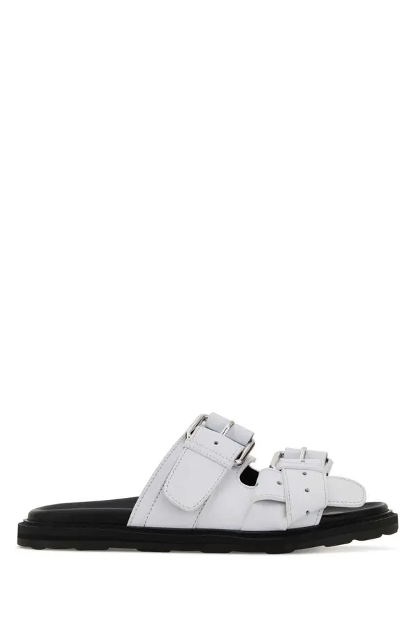 Moschino Leather Slippers