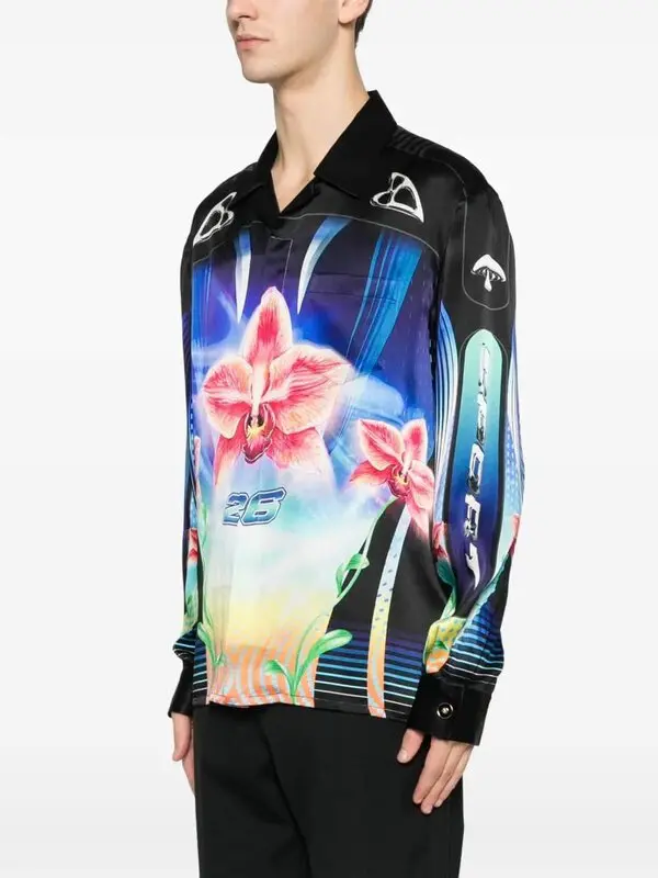 Casablanca Orchid Racer Shirt