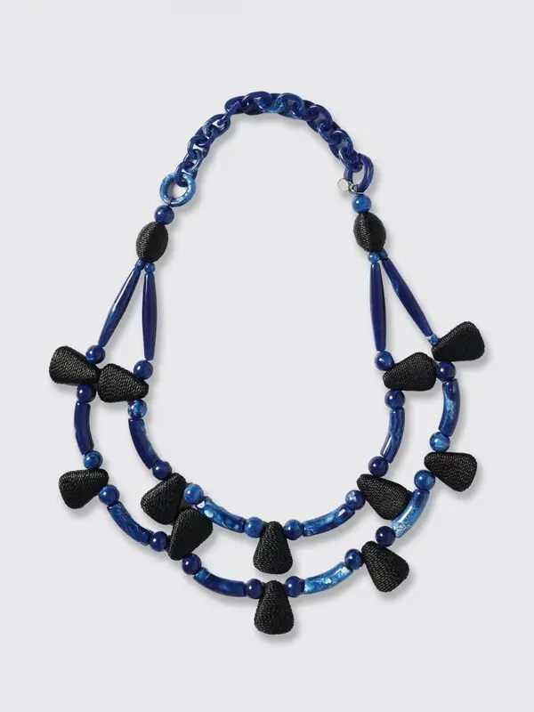 Max Mara Stone And Resin Necklace By