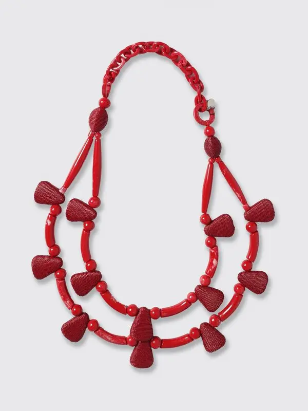 Max Mara Stone And Resin Necklace By
