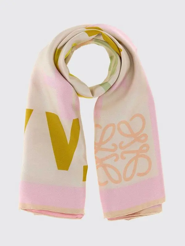 Loewe Printed Silk Scarf