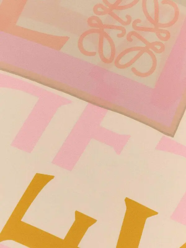 Loewe Printed Silk Scarf