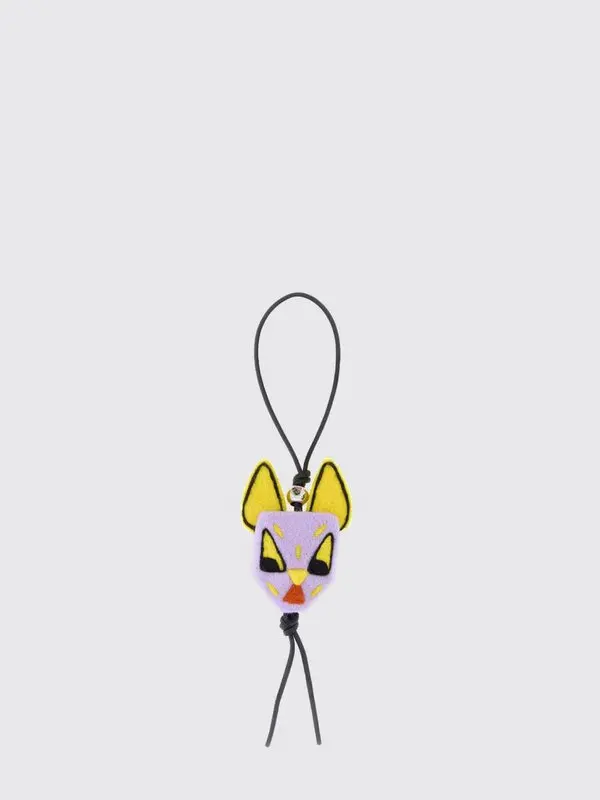 Loewe Felt Cat Keychain - Purple