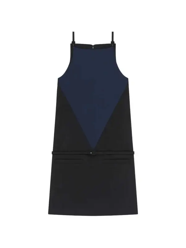 COURREGES Mini Dress With Buckle Detail - Blue