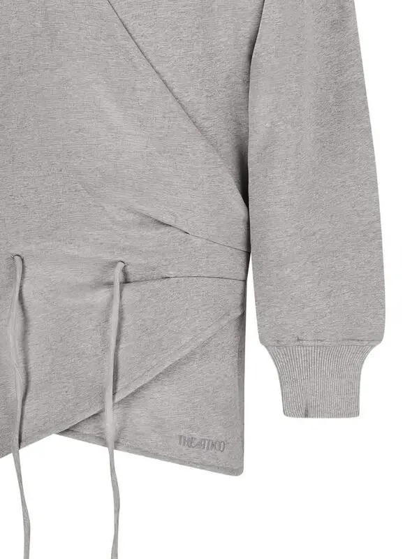 Attico American Fleece Mini Dress - Gray