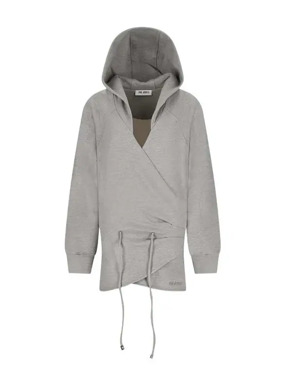 Attico American Fleece Mini Dress - Gray