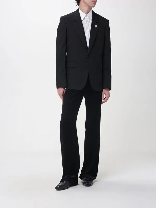 Gucci Viscose And Silk Blend Tailored Trousers