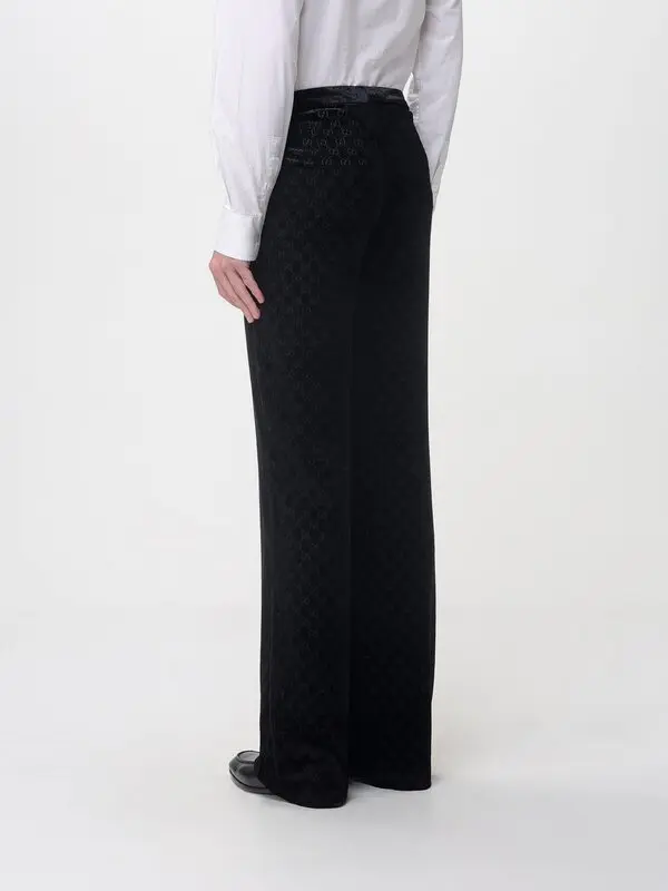 Gucci Viscose And Silk Blend Tailored Trousers