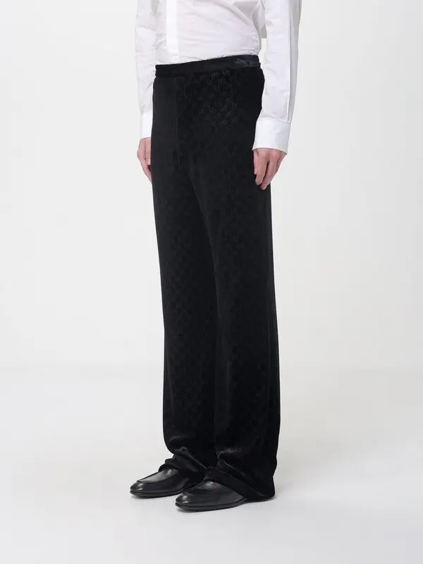 Gucci Viscose And Silk Blend Tailored Trousers
