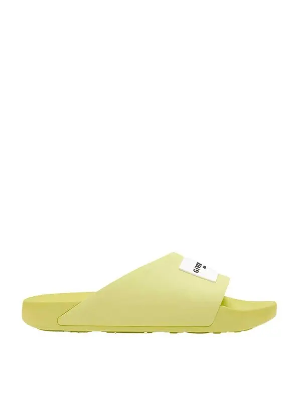 Givenchy Logo Slide Sandals - Green