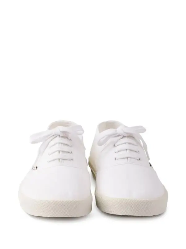 Prada Drill Fabric Sneakers - White