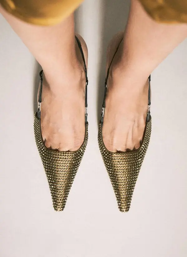 Saint Laurent Crystal-embellished Pumps