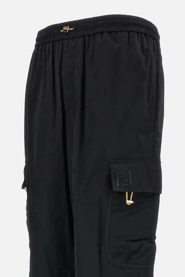Fendi Trousers Fluid Nylon - Multicolor