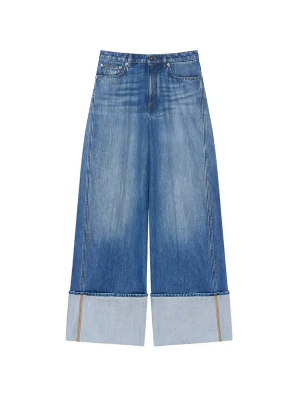 Givenchy Cuffed Jeans - Blue