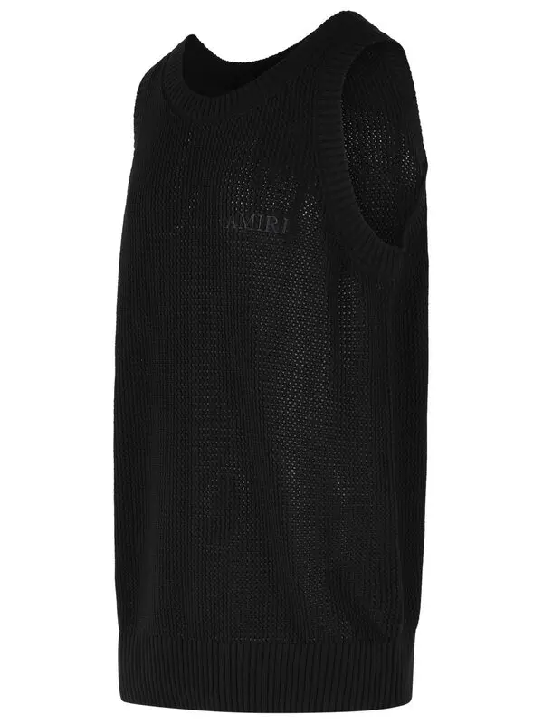 Amiri Knit Mesh' Cotton Tank Top