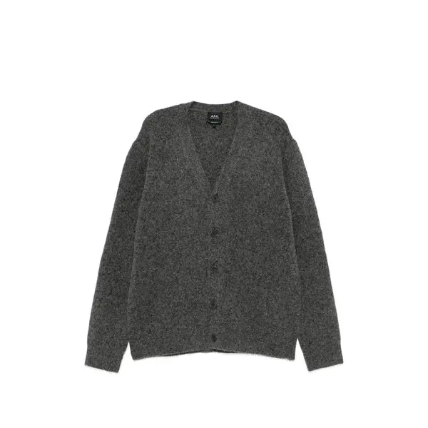 A.p.c. Grey Sweaters & Knitwear Cardigans
