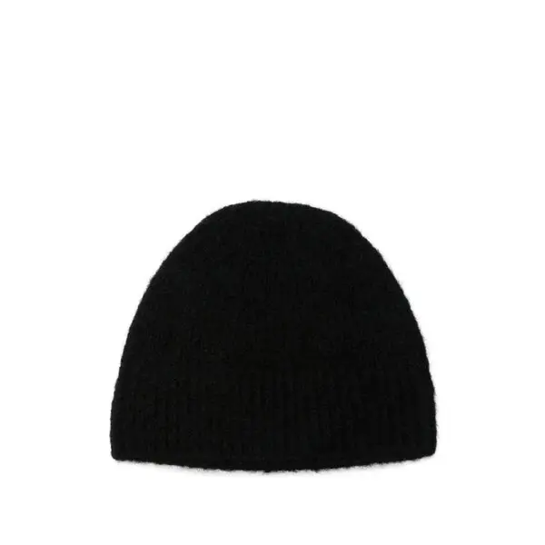 Dries Van Noten Brushed Knit Beanie - Black