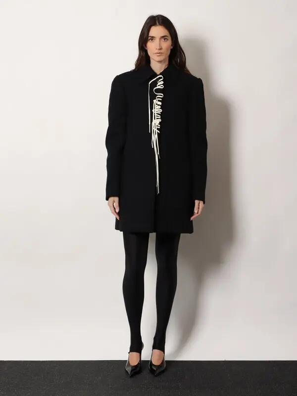 Dries Van Noten Rebela Wool Blend Coat