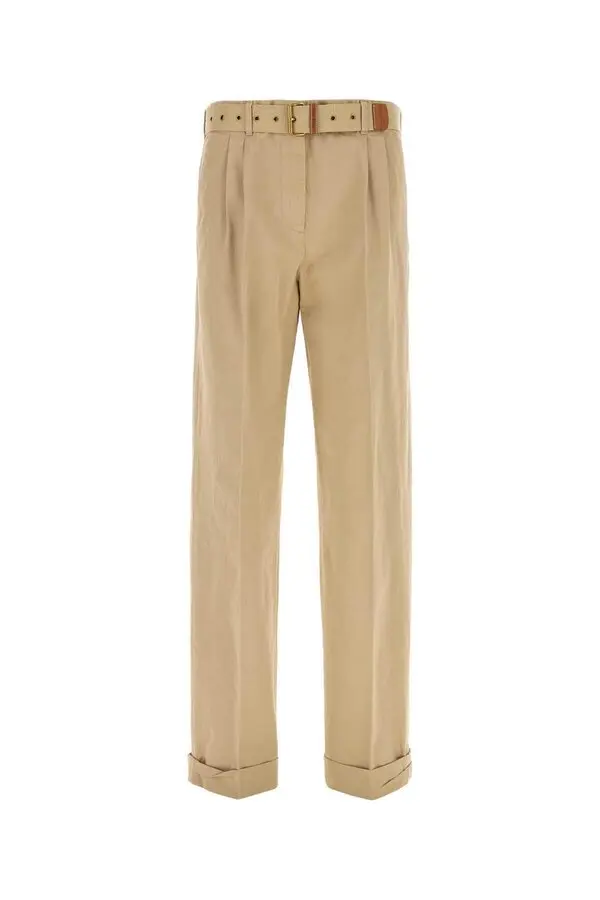 Miu Miu Beige Cotton Pant