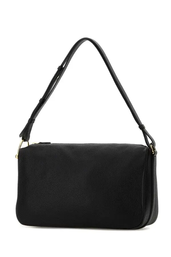 Gucci Leather Half Horsebit Shoulder Bag