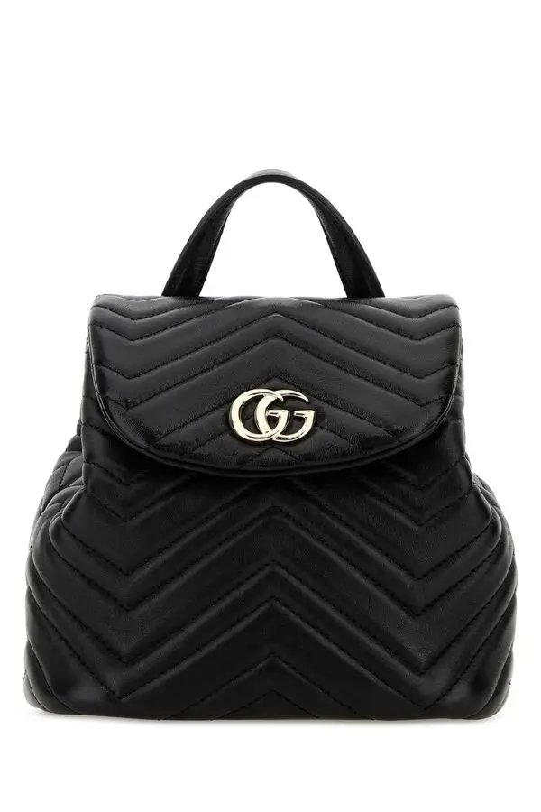 Gucci Leather Mini Gg Marmont Backpack
