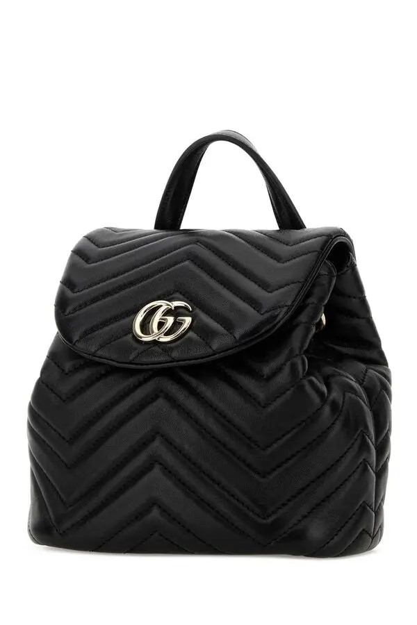 Gucci Leather Mini Gg Marmont Backpack