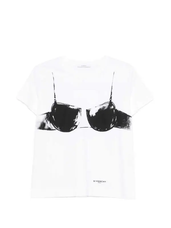 Givenchy Graphic Print Cotton T-shirt - White