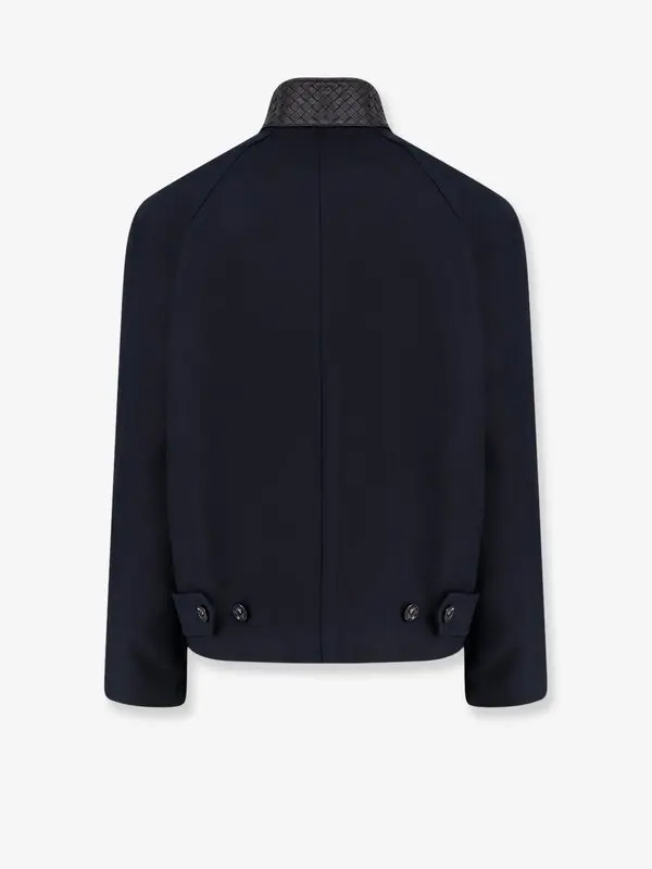 Bottega Veneta Harrington Compact Cotton Gabardine Jacket