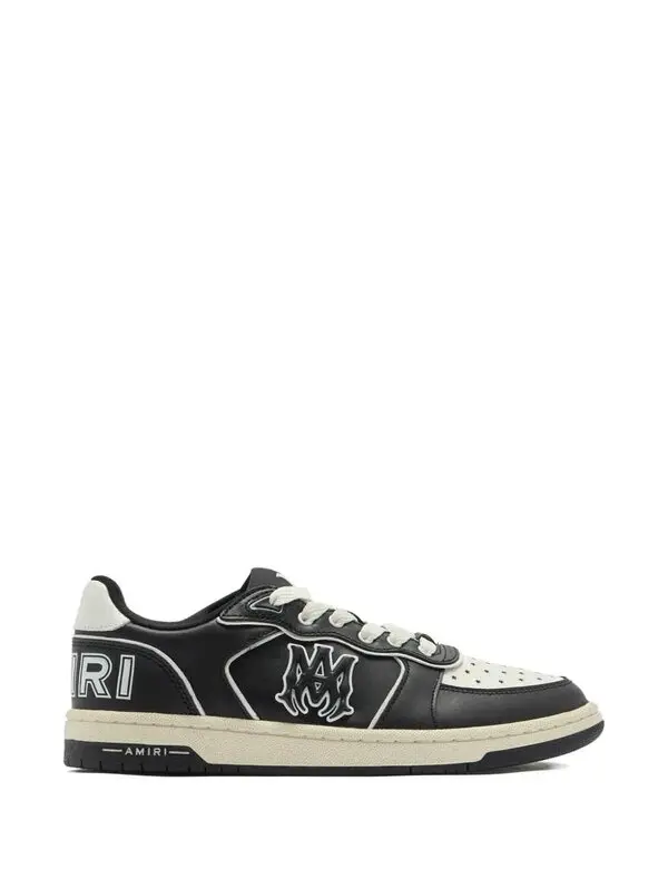 Amiri Newport Leather Sneakers - Black