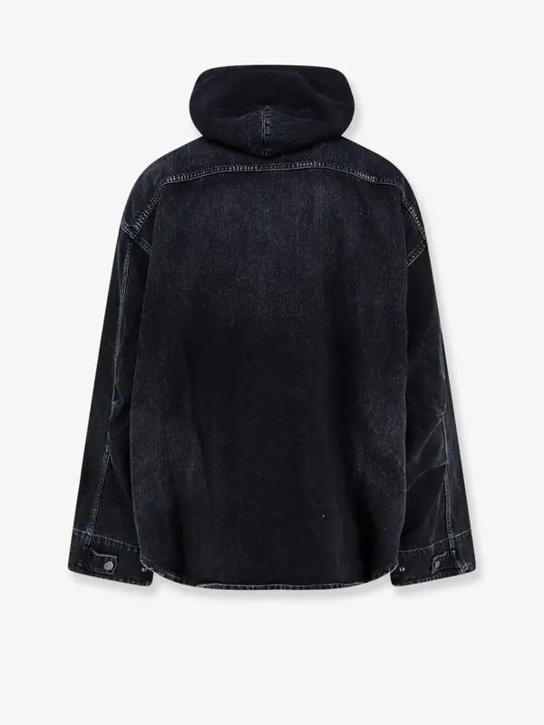 Balenciaga Hooded Denim Jacket