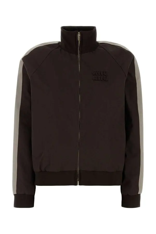Miu Miu Cotton Jacket - Brown