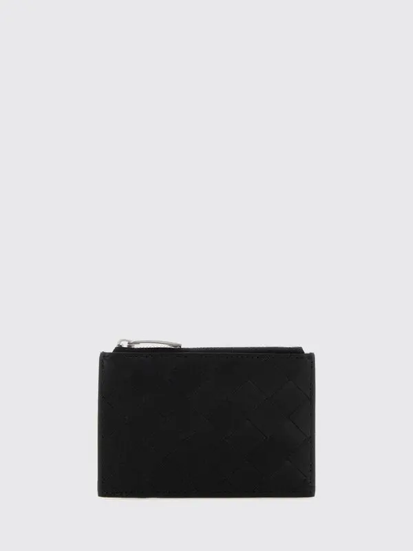Bottega Veneta Woven Leather Credit Card Holder