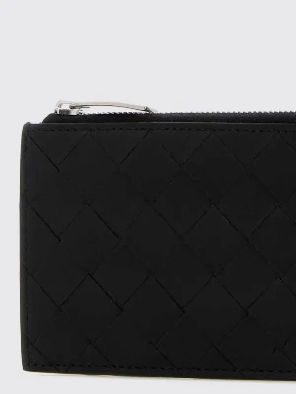 Bottega Veneta Woven Leather Credit Card Holder