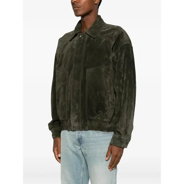 Saint Laurent Suede Bomber Jacket