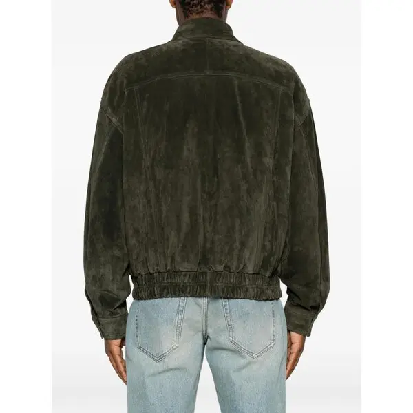 Saint Laurent Suede Bomber Jacket