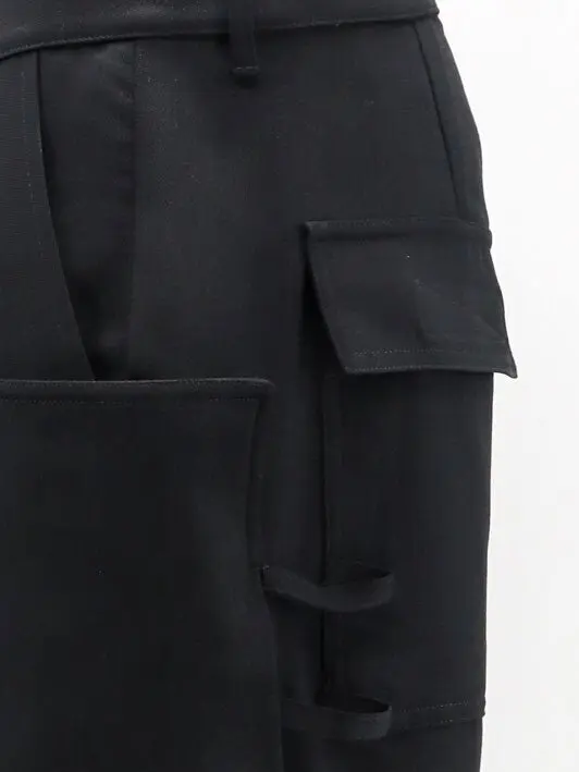 Rick Owens Stefan Cargo Wool Trousers