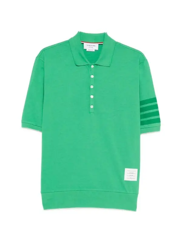 Thom Browne Short-sleeved Polo - Green
