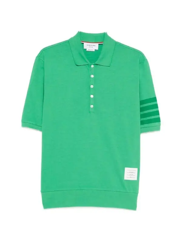 Thom Browne Short-sleeved Polo - Green