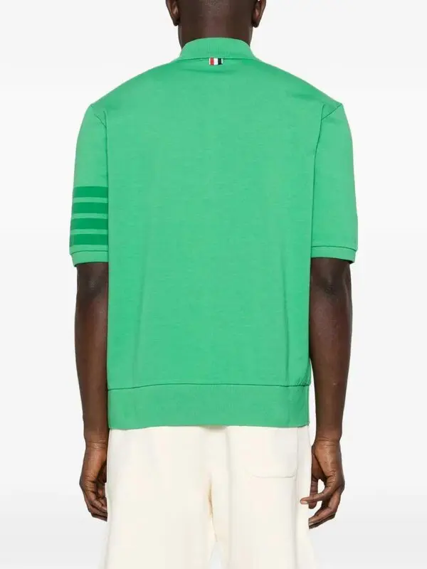 Thom Browne Short-sleeved Polo - Green