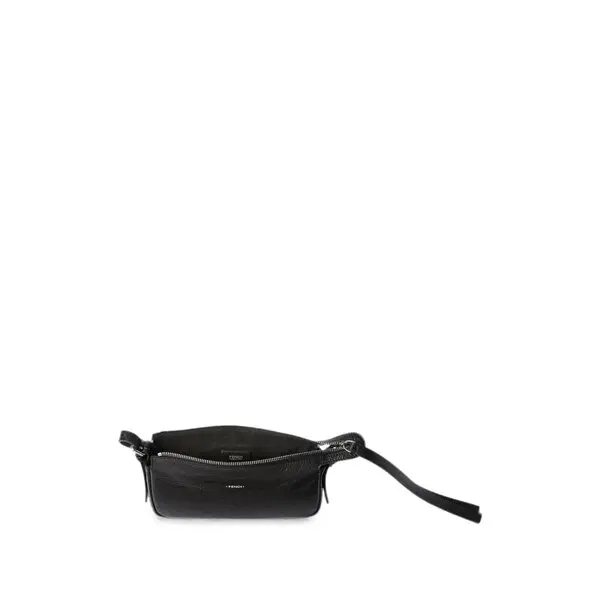 Fendi Leather Shoulder Bag - Black