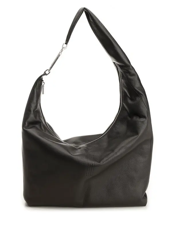 Rick Owens Leather Geminibag - Black