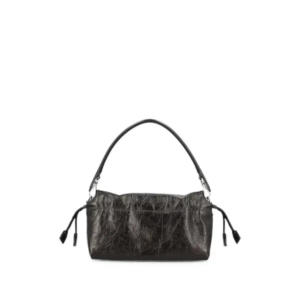 Fendi Calfskin Medium Baguette Soft Tote Bag - Black