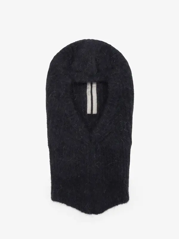 Rick Owens Alpaca And Wool Blend Balaclava