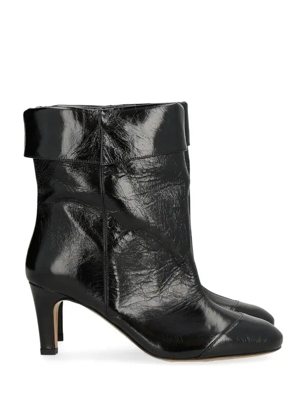 Isabel Marant Étoile Eldra Leather Ankle Boots - Black